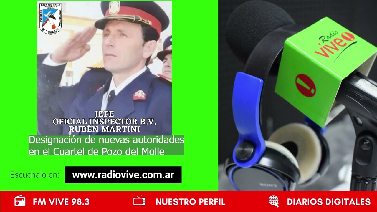 Entrevista al nuevo jefe de bomberos voluntarios de Pozo del Molle ...