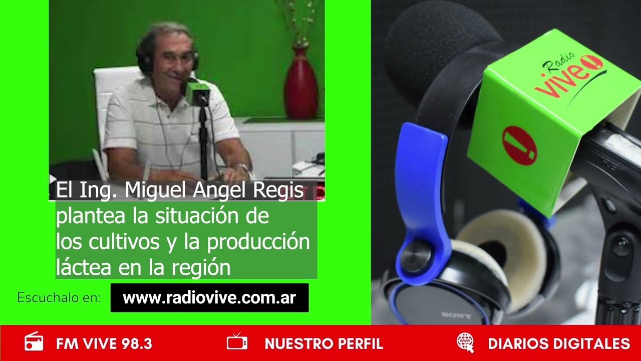 El Ing. Miguel Ángel Regis plantea la situación de los cultivos y la ...