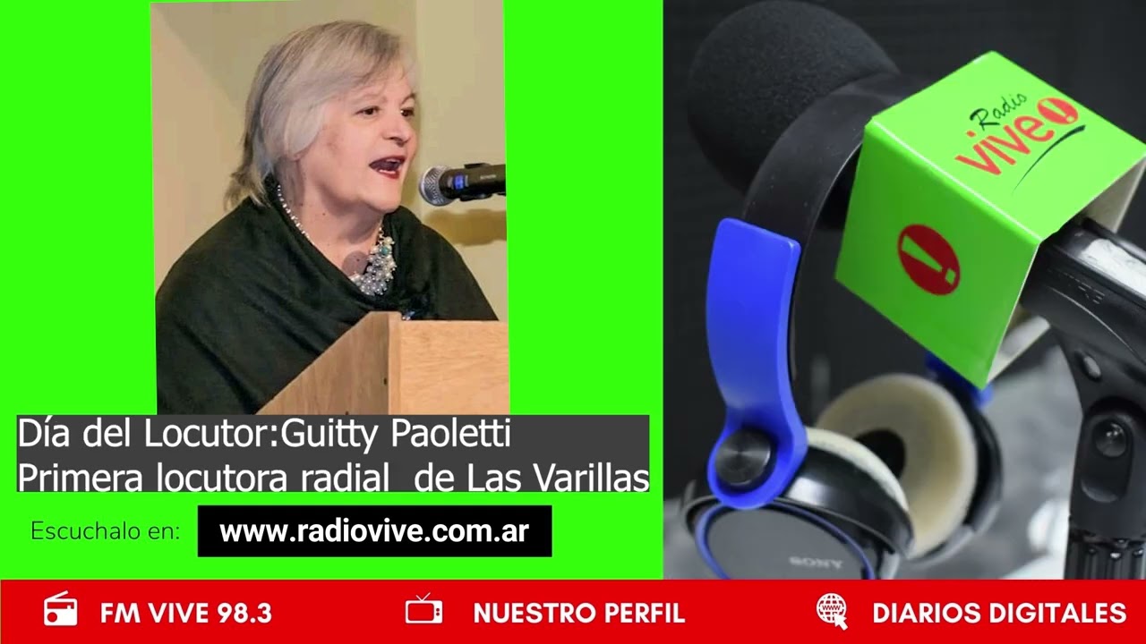 Guitty Paoletti, primera locutora radial varillense: "Fue un enorme ...